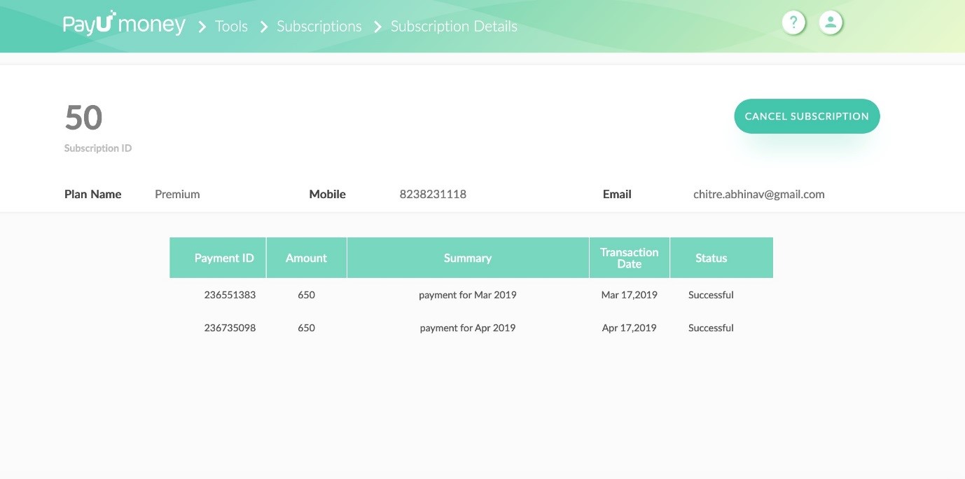 New Feature: Subscription-based Payments on PayUmoney - PayU Blog